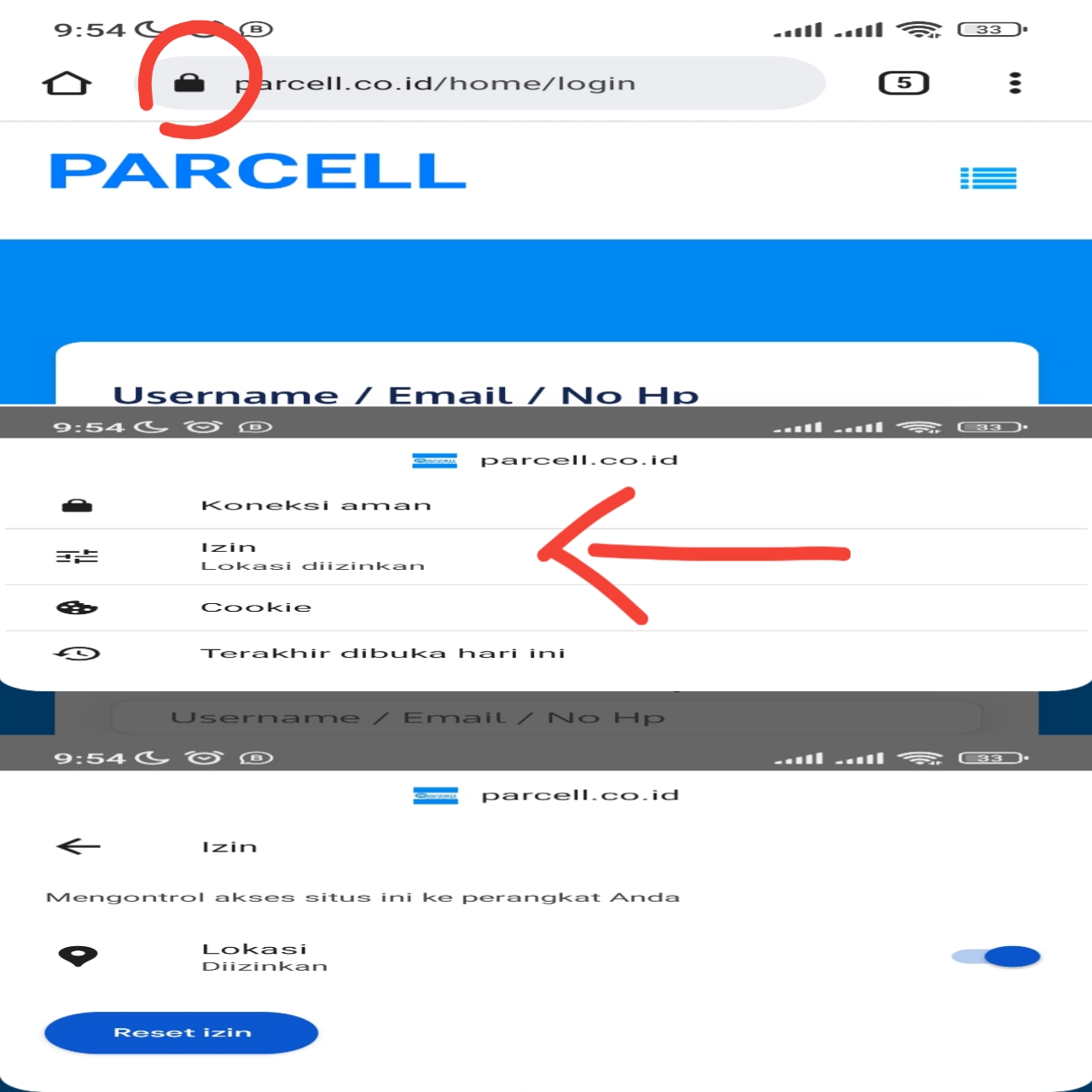PARCELL - Help